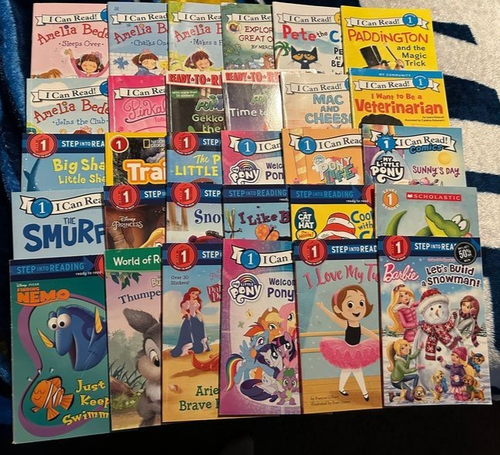 Lot Of 30 Level 1 Readers Books Step into Reading I Can Read Scholastic ...