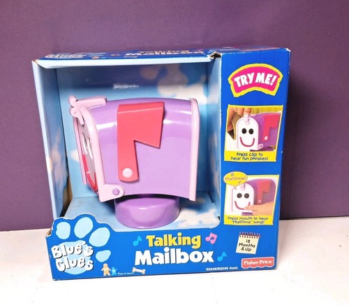 1999 Fisher Price Blue's Clues Talking Mailbox New in Box Collectors | eBay