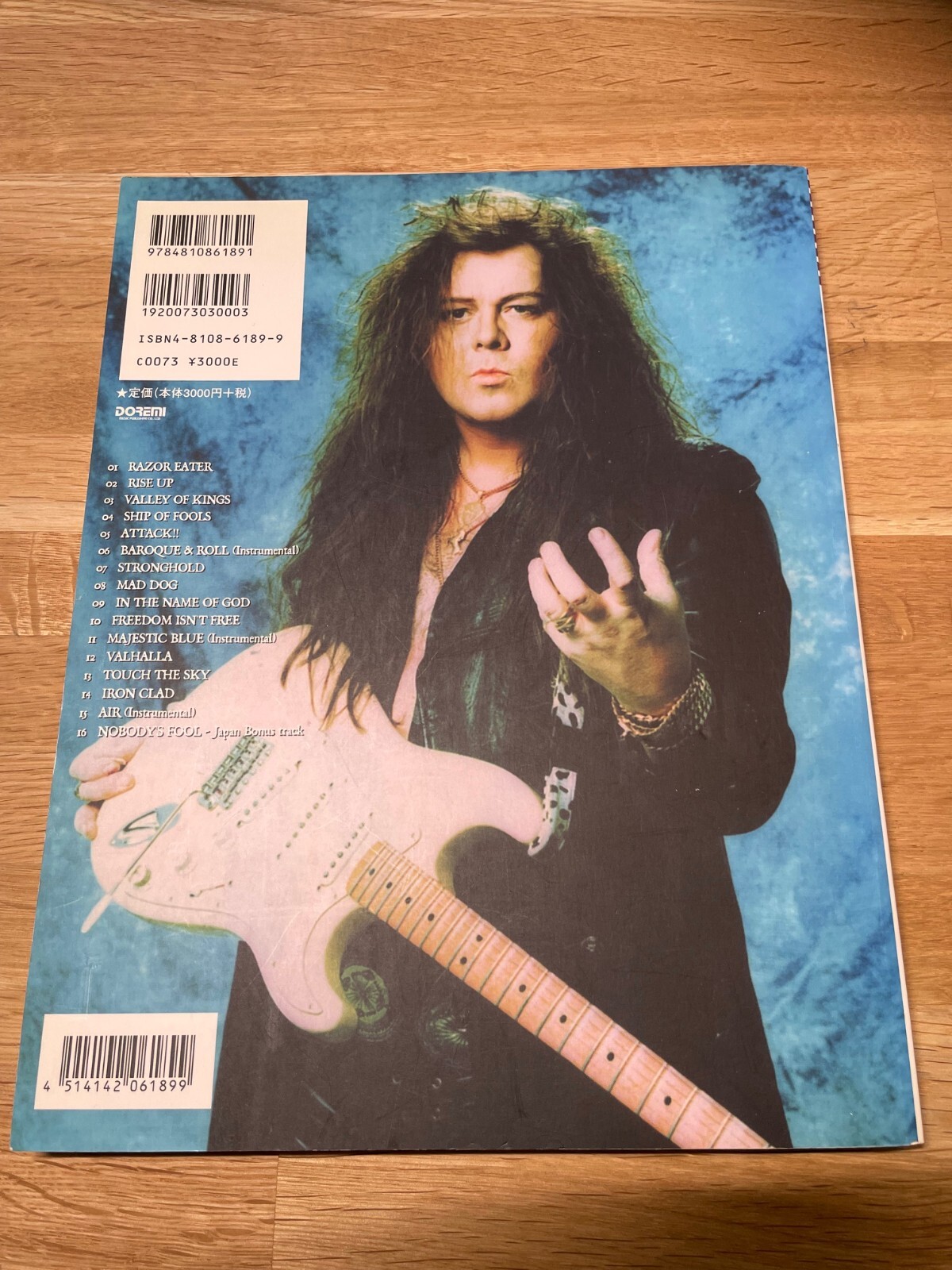 YNGWIE J. MALMSTEEN ATTACK !! RISING FORCE BEST BAND SCORE JAPAN GUITAR ...