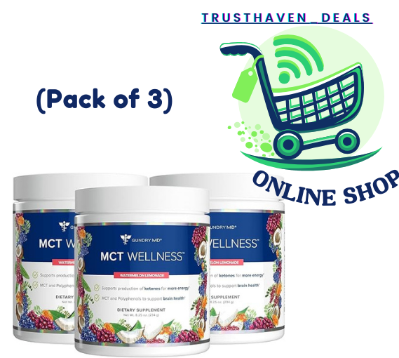 Gundry MD MCT Wellness Powder to Support EnergyWatermelon Lemonade ...