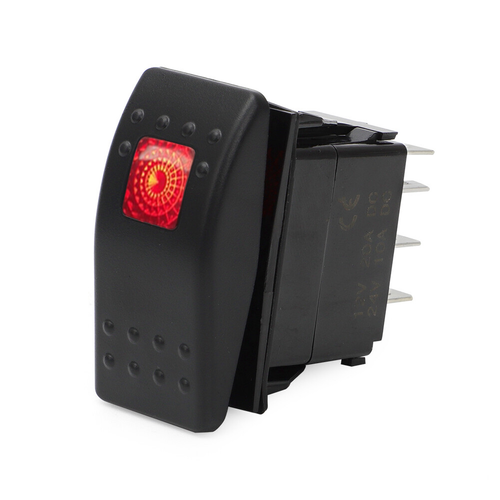 For Onan Cummins 308-1038 RV Generator Rocker Start Stop Switch- Red ...