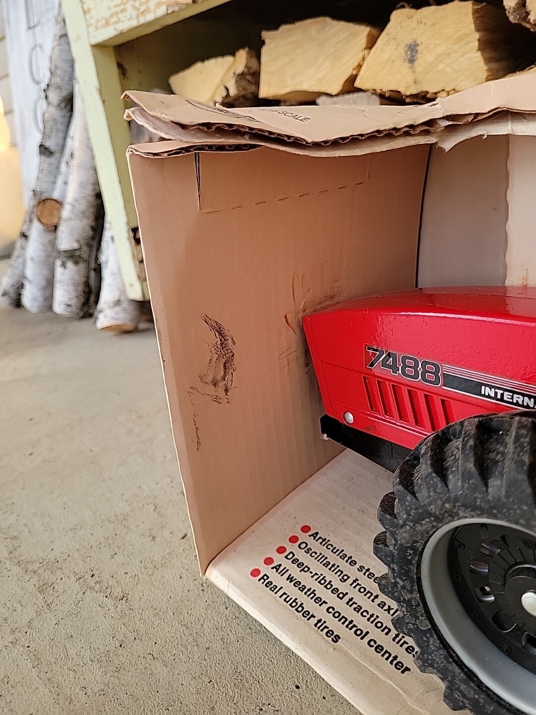 ERTL International Harvester IH 7488 2+2 Anteater 1/16 Scale USA ...