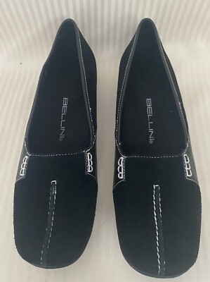 Women’s Suede Shoes Black Bellini Size 8 1/2 Preowned In Perfect ...