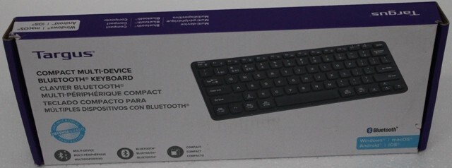 Targus Compact Multi-Device Bluetooth Antimicrobial Keyboard - AKB862US ...