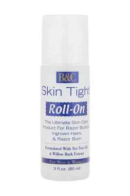 B&C SKIN TIGHT Roll-On Razor Bump Treatment 3 fl oz ~Extra Strength ...