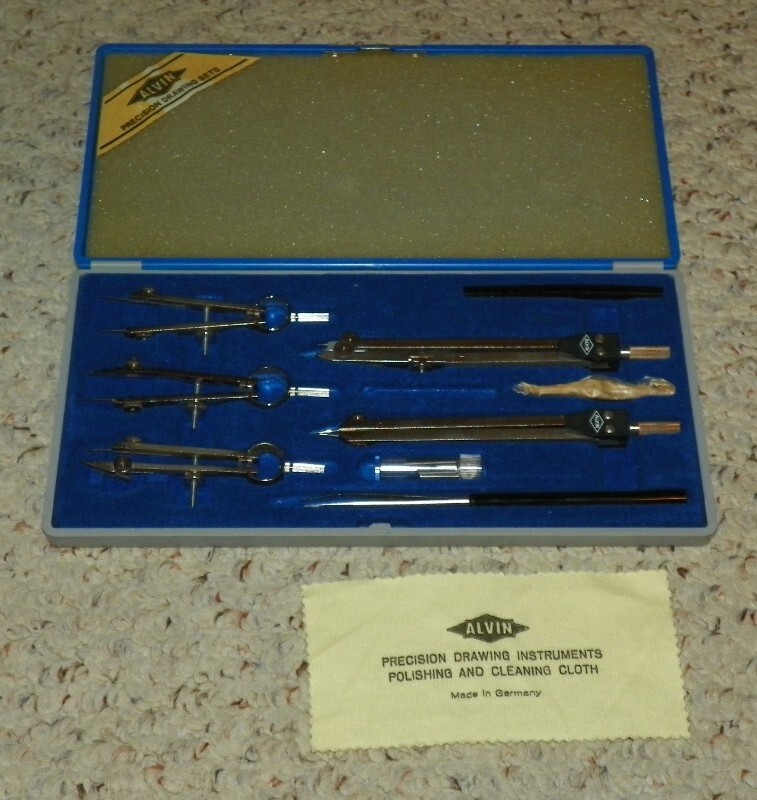 Alvin - Precision Drawing / Drafting Set #912 - German Drafting Set ...