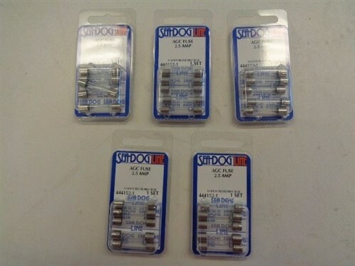 SEA DOG 444152-1 AGC FUSE 2.5 AMP SET OF (5) MARINE BOAT | eBay
