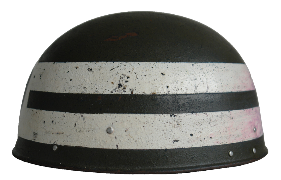 🔥RARE WW2 Police Helmet Original Paint Military WWII Commando Movie ...