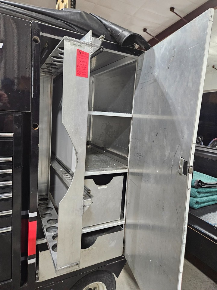 Racing Garage Toolbox with Wheels NASCAR ARCA SCCA | eBay