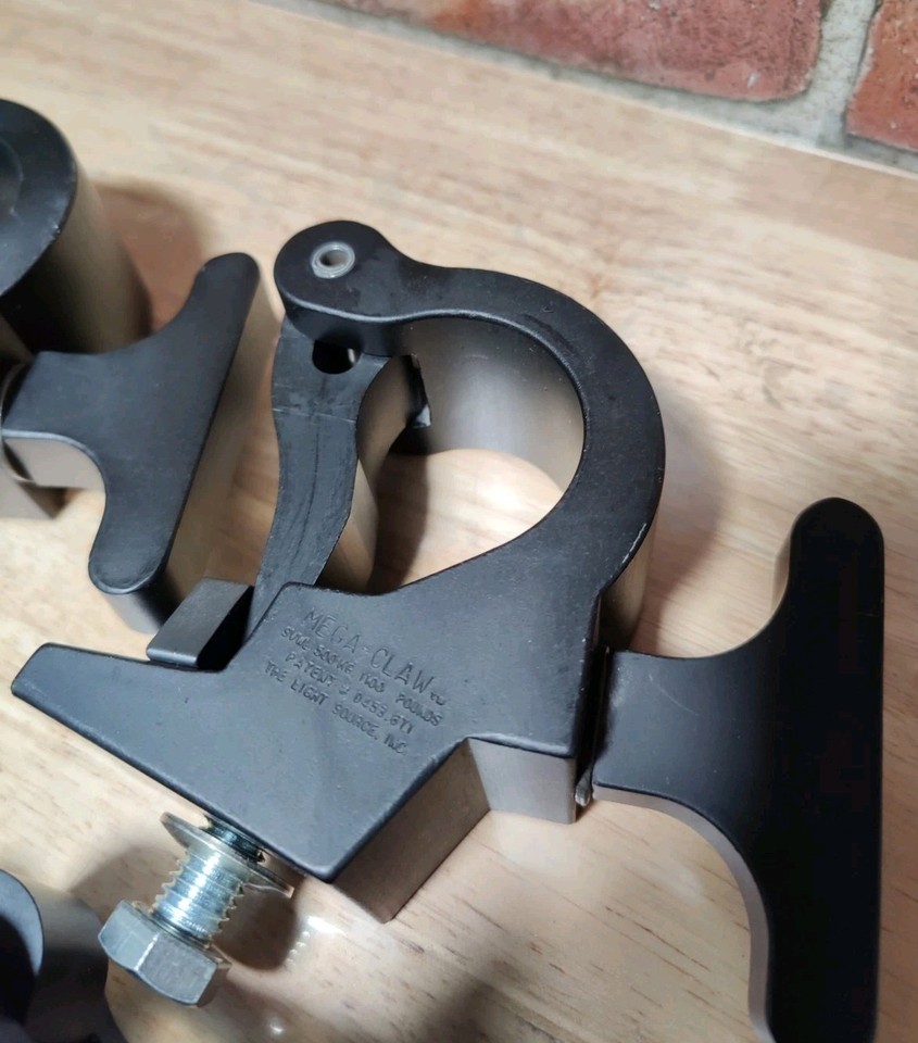Lot of 4 Mega-Claw Clamps For Lighting | eBay