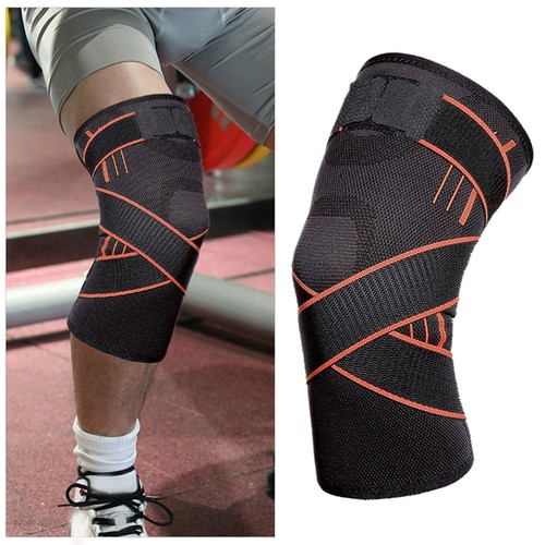 Running Knee Pads XL Orange Sport Knee Support Protectors Comfortable ...