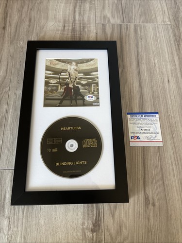 The Weeknd Signed Autographed Album CD Cover Framed HEARTLESS PSA/DNA ...