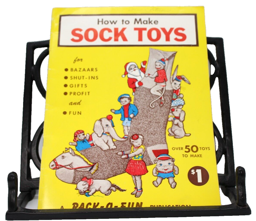 Vintage Pack O Fun Publication How to Make Sock Toys 1958 Monkey Nelson ...
