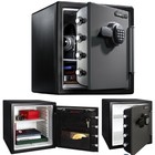 Security Box, Fireproof Waterproof Safe Digital Keypad Lock Home Office ...