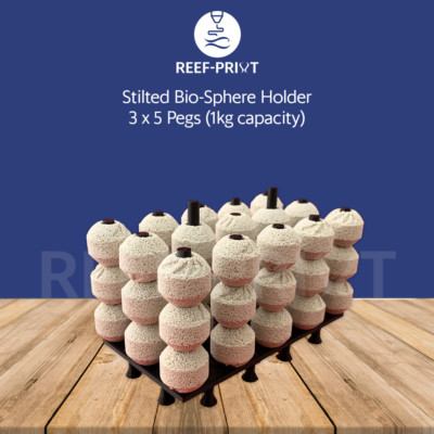 Stilted Bio-Sphere Bio-Ball Holder (3x5 Pegs 1kg Capacity) - Maxspect ...