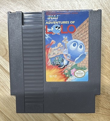 Vintage LoLo 1985 Nintendo Entertainment System Game Cartridge | eBay