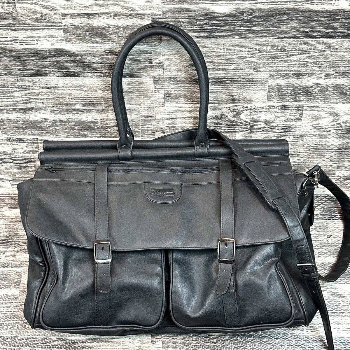 Missco by Hisakazu Takada Faux Vegan Leather Carry On Missco by Hisakazu Takada Faux Vegan Leather Carry On