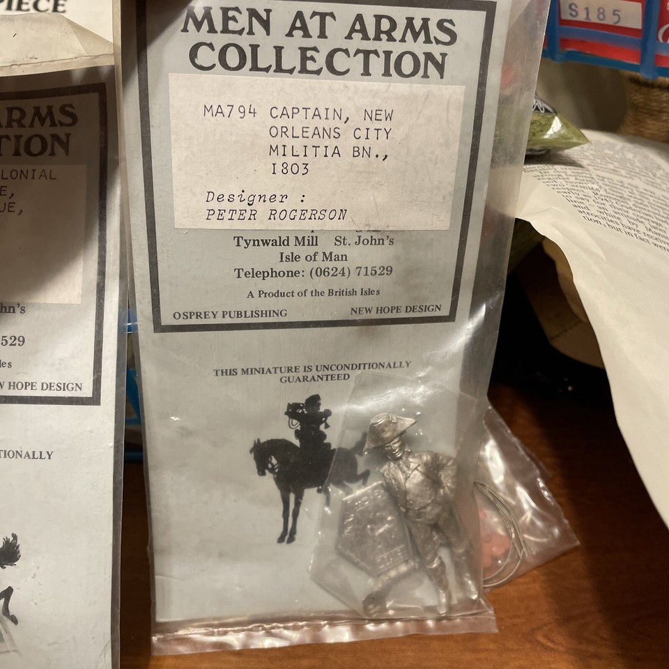 Men At Arms Collection St John’s Isle Of Men MA0827 MA0848 MA792 MA794 ...