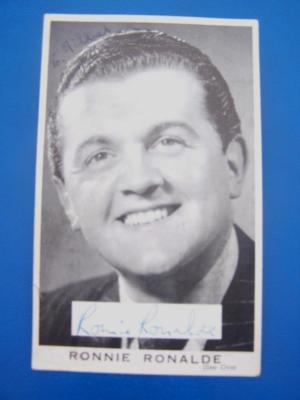 Ronnie Ronalde - Autograph (code bc2) | eBay UK