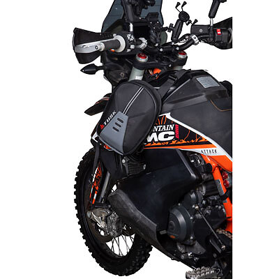 New!-Tusk Sidekick Tank Saddle Bags-Motorcycle,Dual Sport,ADV | eBay