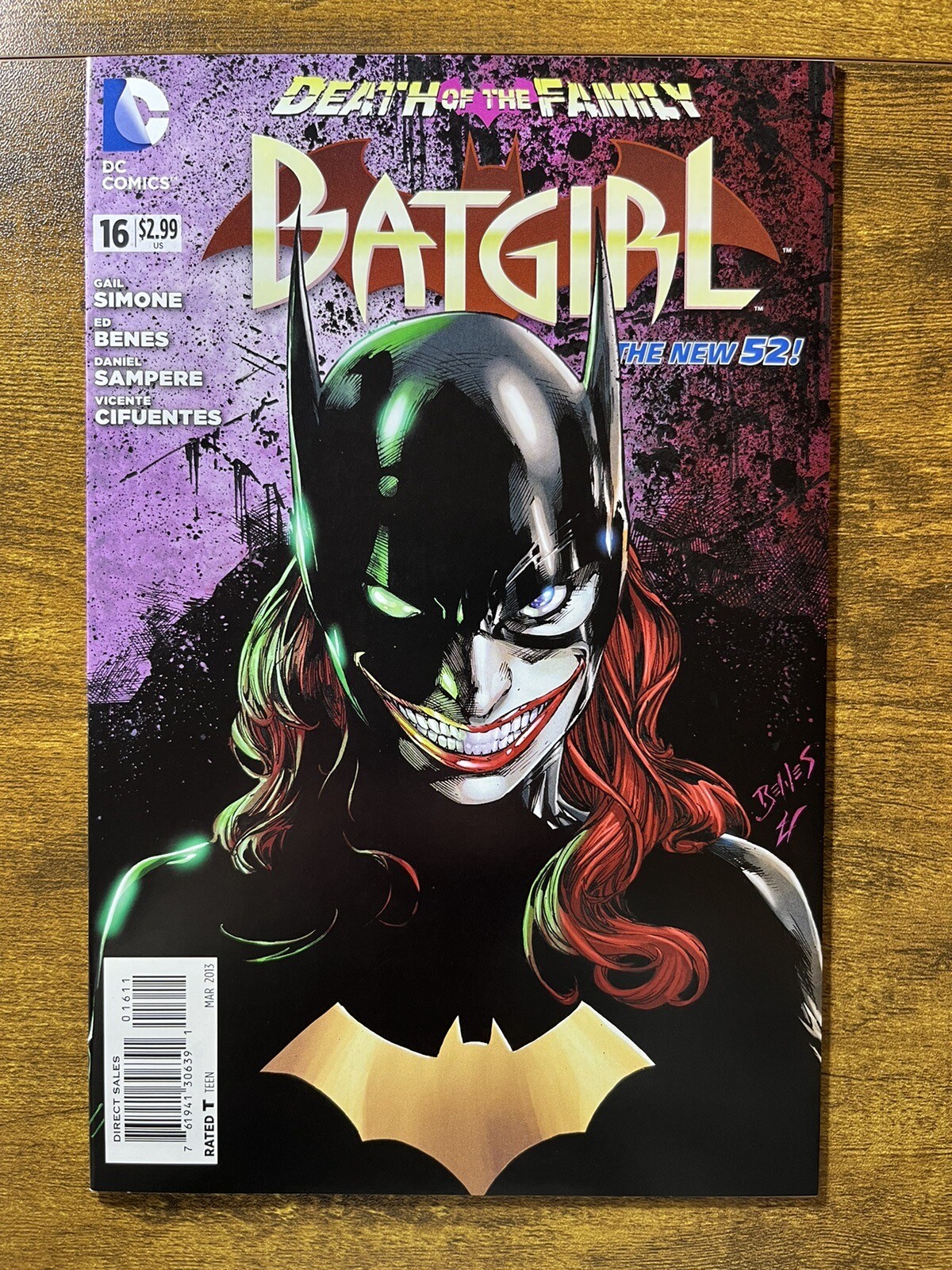 BATGIRL 16 HIGH GRADE GORGEOUS ED BENES COVER GAIL SIMONE STORY DC ...