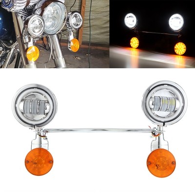 Passing Turn Signals Light Bar For Yamaha V-Star XVS 650 1100 Classic ...