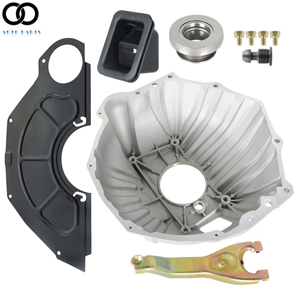 3899621 For Chevy Bell Housing Kit & 11" Clutch Fork & Throwout Bearing ...