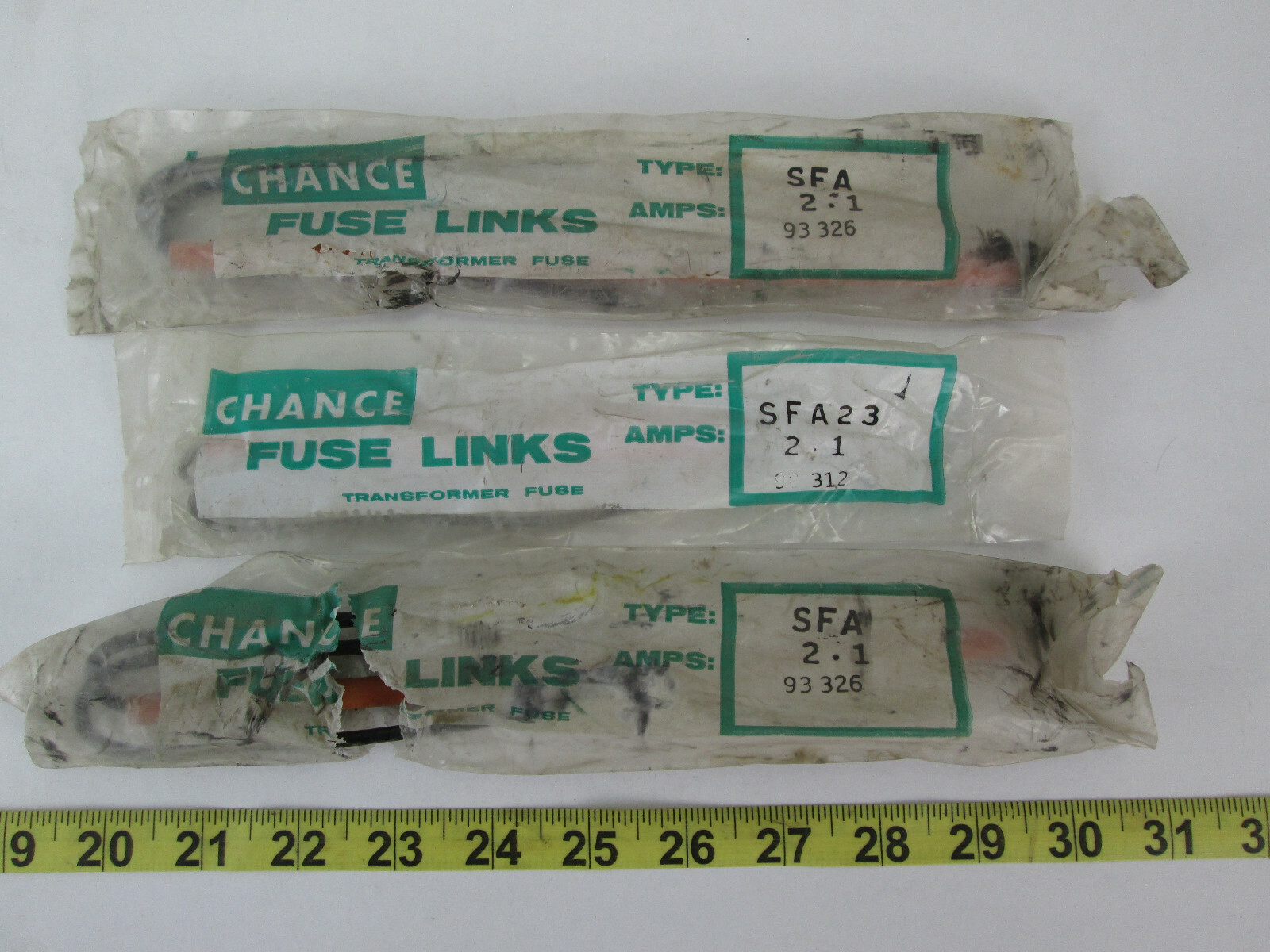 Lot of 3 New NOS Hubbell Chance Fuse Links 2.1 Amps SFA Type SKU I | eBay
