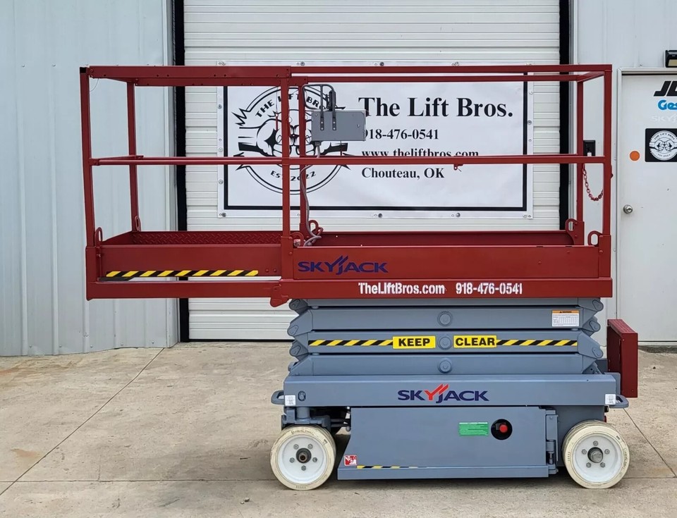 Refurbished Skyjack SJIII 3219 19' Electric Scissor Lift Aerial Lift ...