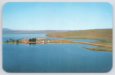 Buffalo Wyoming~Seney Point Fishing Resort~Lake De Smet~1950s Postcard ...