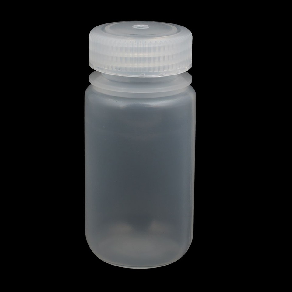 100ml PP Plastic Screw Cap Wide Mouth Cylinder Sample Storage Bottle 2pcs | eBay