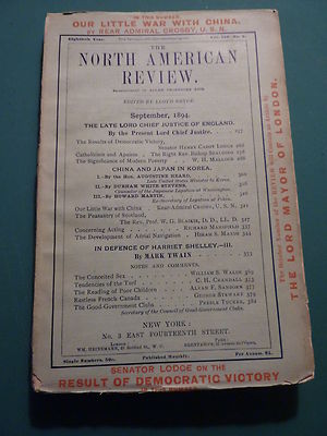(Mark Twain) The North American Review, September, 1894. Original ...