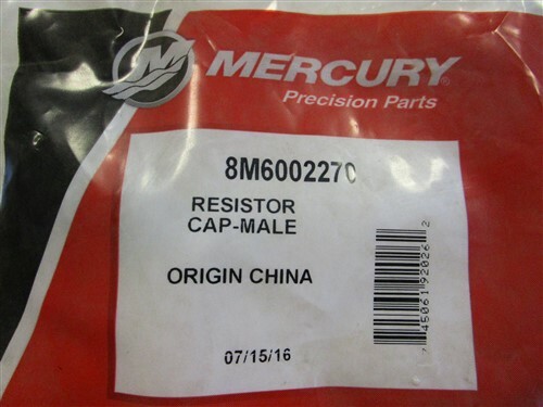 MERCURY 8M6002270 RESISTOR CAP MALE MARINE BOAT | eBay