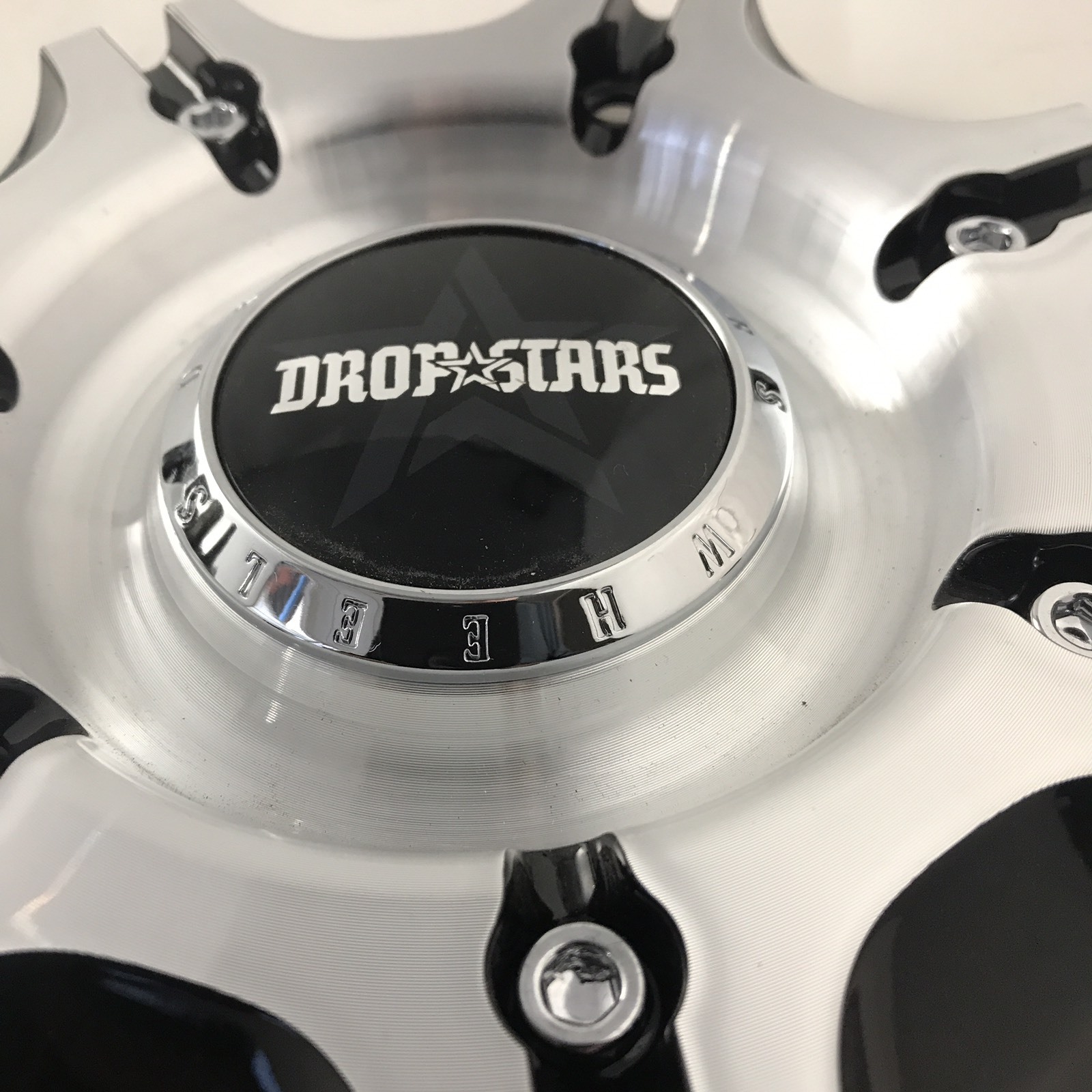 DropStars 641MB Machined Black Center Cap / CAP-641MB-1 | eBay