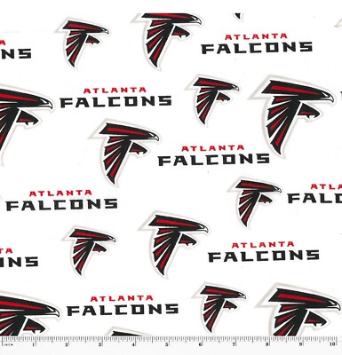 Atlanta Falcons Cotton NFL Fabric 1/4 Yard | eBay