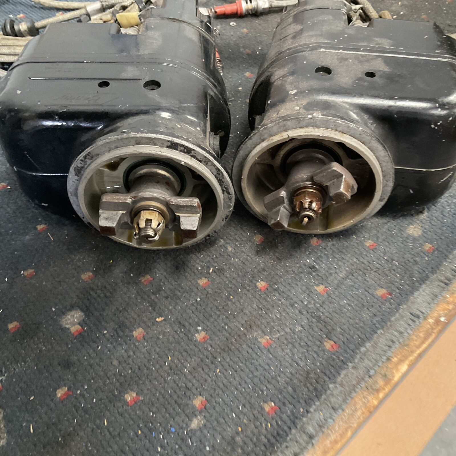 Continental IO-470 Set of Bendix Magnetos w Wiring P/N S6RN-201 S6RN ...
