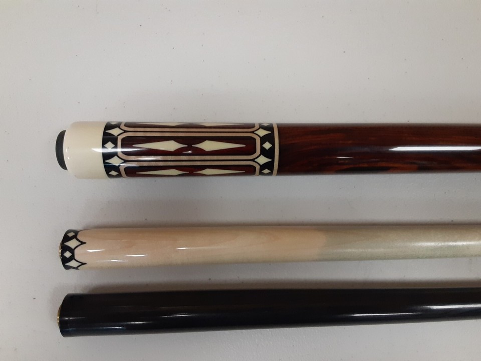 Pechauer custom cue stick with 2 shafts and joint and tip protectors | eBay
