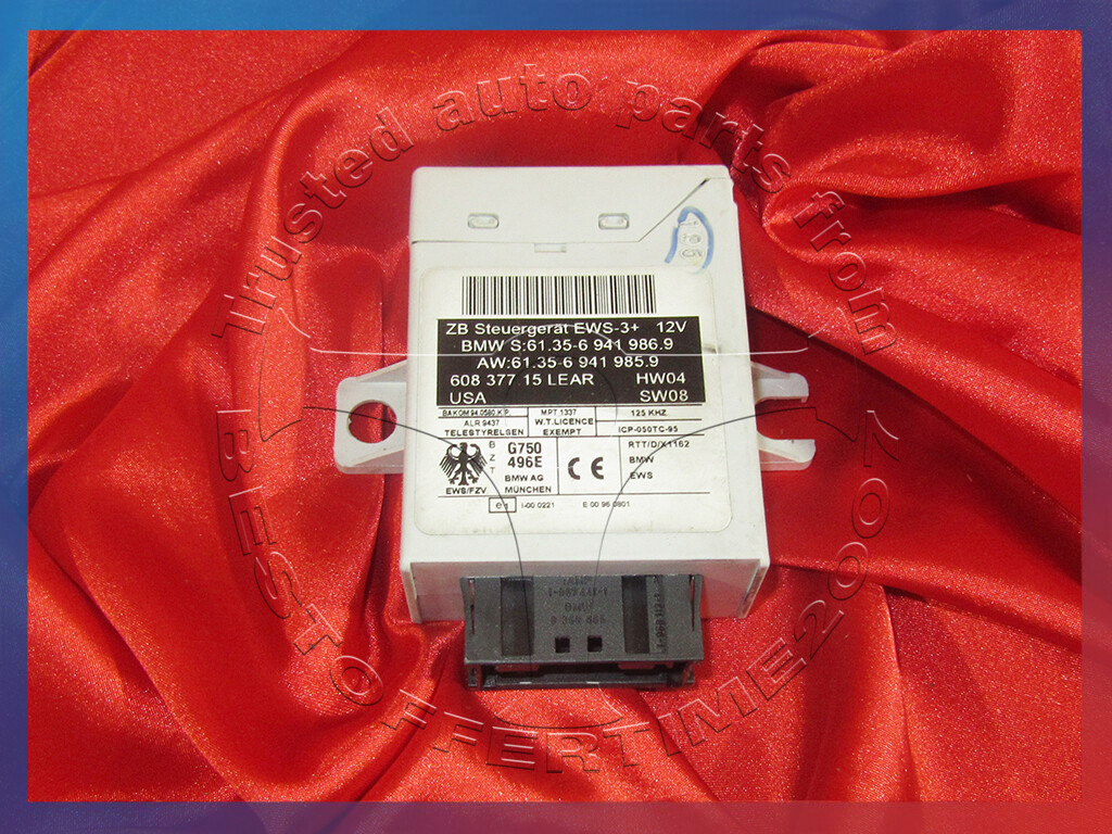 BMW E53 X5 E83 X3 3.0d M57N DIESEL ENGINE ECU SET DDE EWS3+ IGNITION ...