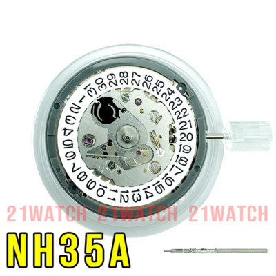 NEW SEI KO (SII) NH35/NH35A Automatic Movement With Stem Date at 3 ...