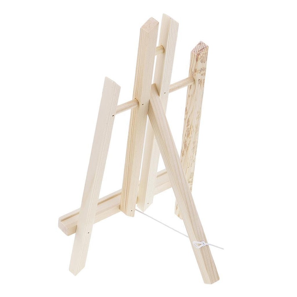 Wooden Artist Mini Easel Stand Painting Canvas Pictures Display Holder ...