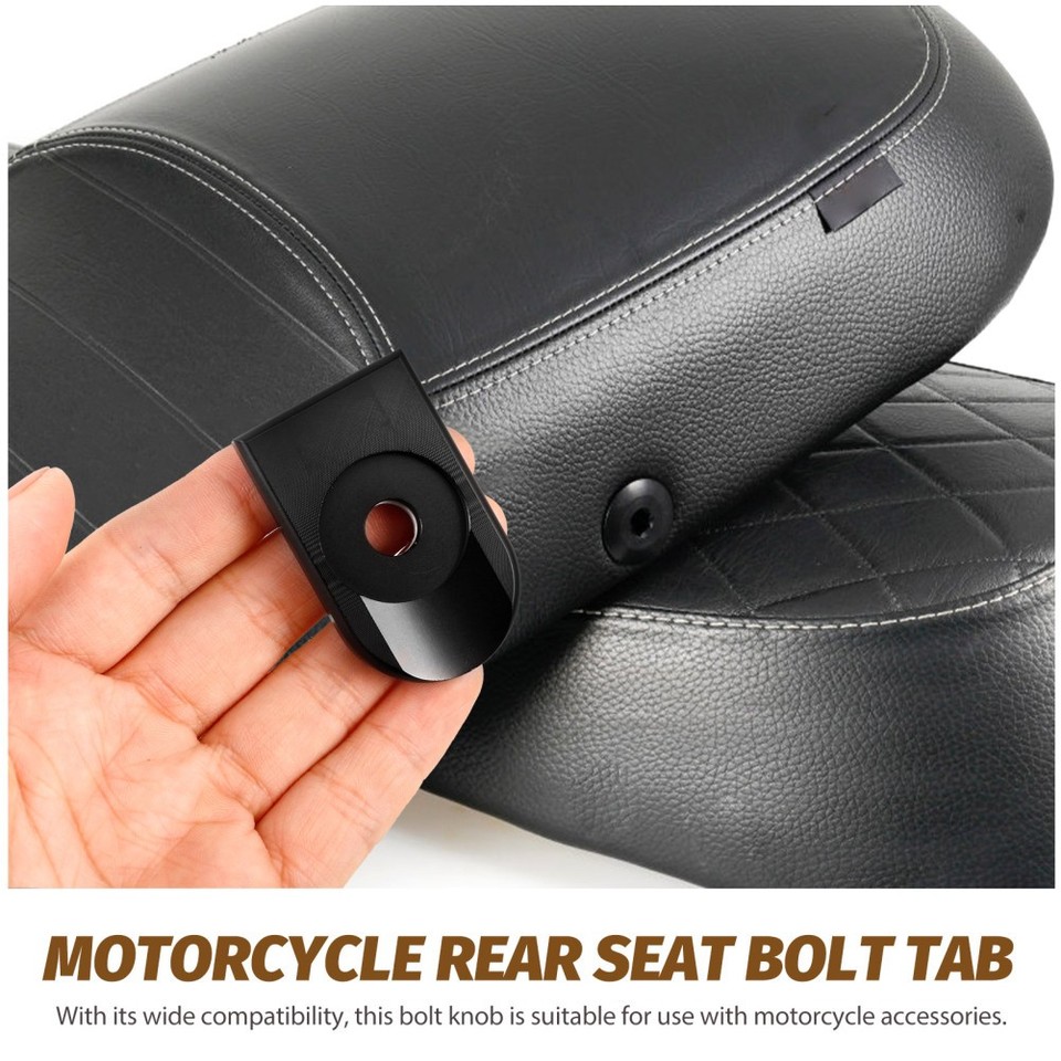 Rear Seat Bolt Tab Knob Cover Screw Mount Cover Tab Motorcycle Rear ...