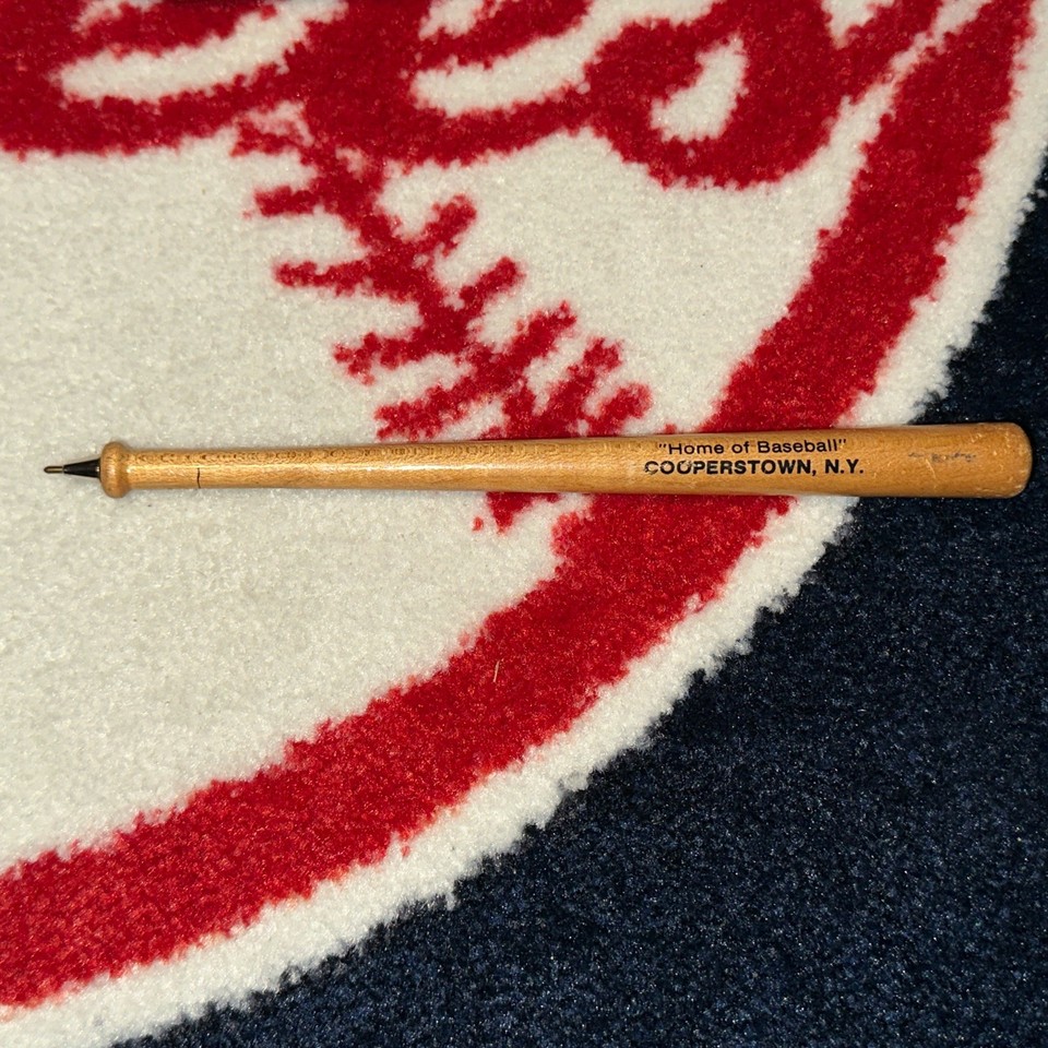 8 Pc. Vintage Mini Bat & Mini Bat Pen Lot - Phillies, Red Sox, Puckett ...