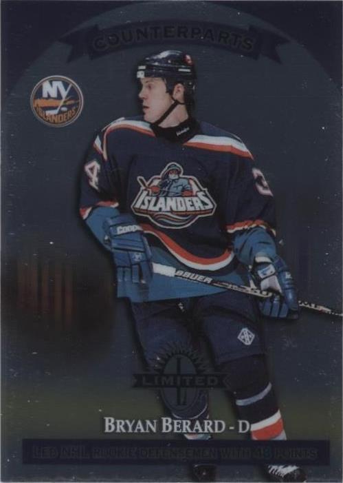1997-98 Donruss Limited - Counterparts Brian Leetch, Bryan Berard #182 ...