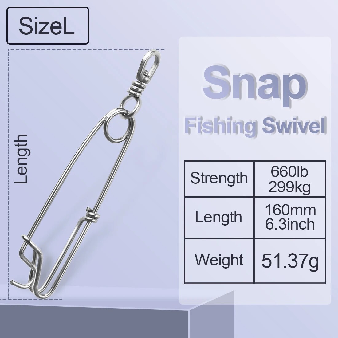 Tuna Long Line Snap Clip Shark Clips Heavy Duty Fishing Snap Swivel ...