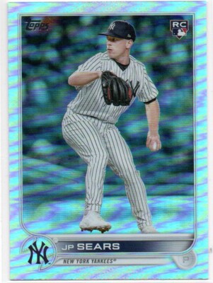 2022 Topps Update RAINBOW FOIL #US210 JP Sears NEW YORK YANKEES Rookie ...