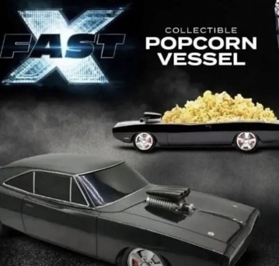 NEW SEALED Fast and Furious Dom's Charger Popcorn Bucket (AMC Exclusive ...