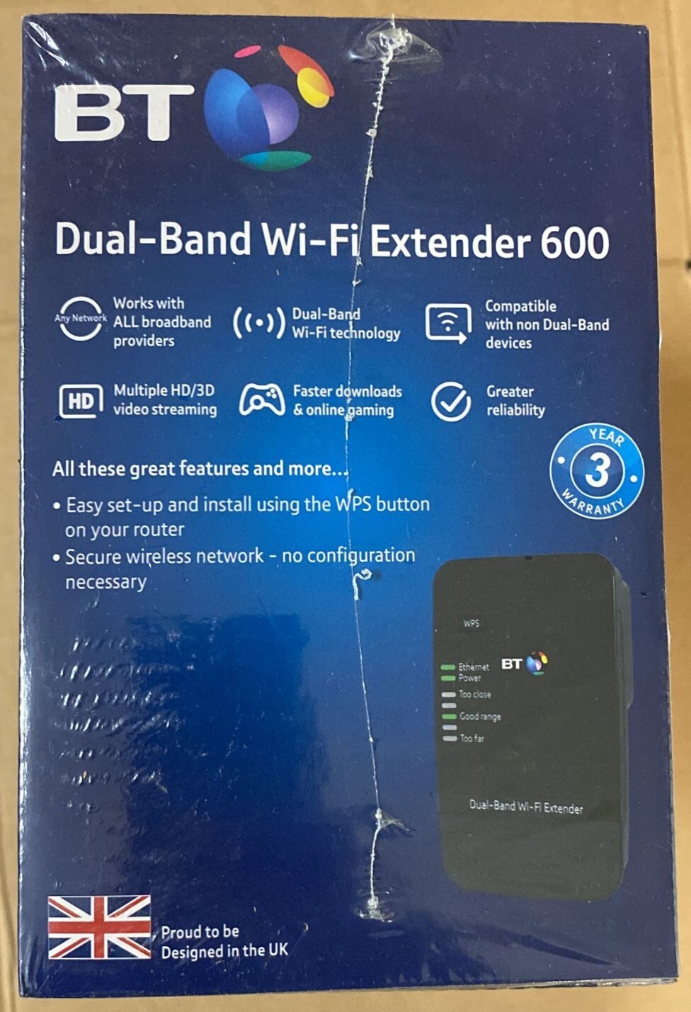 BT 075716 Dual Band Wi-Fi Extender - Black for sale online | eBay