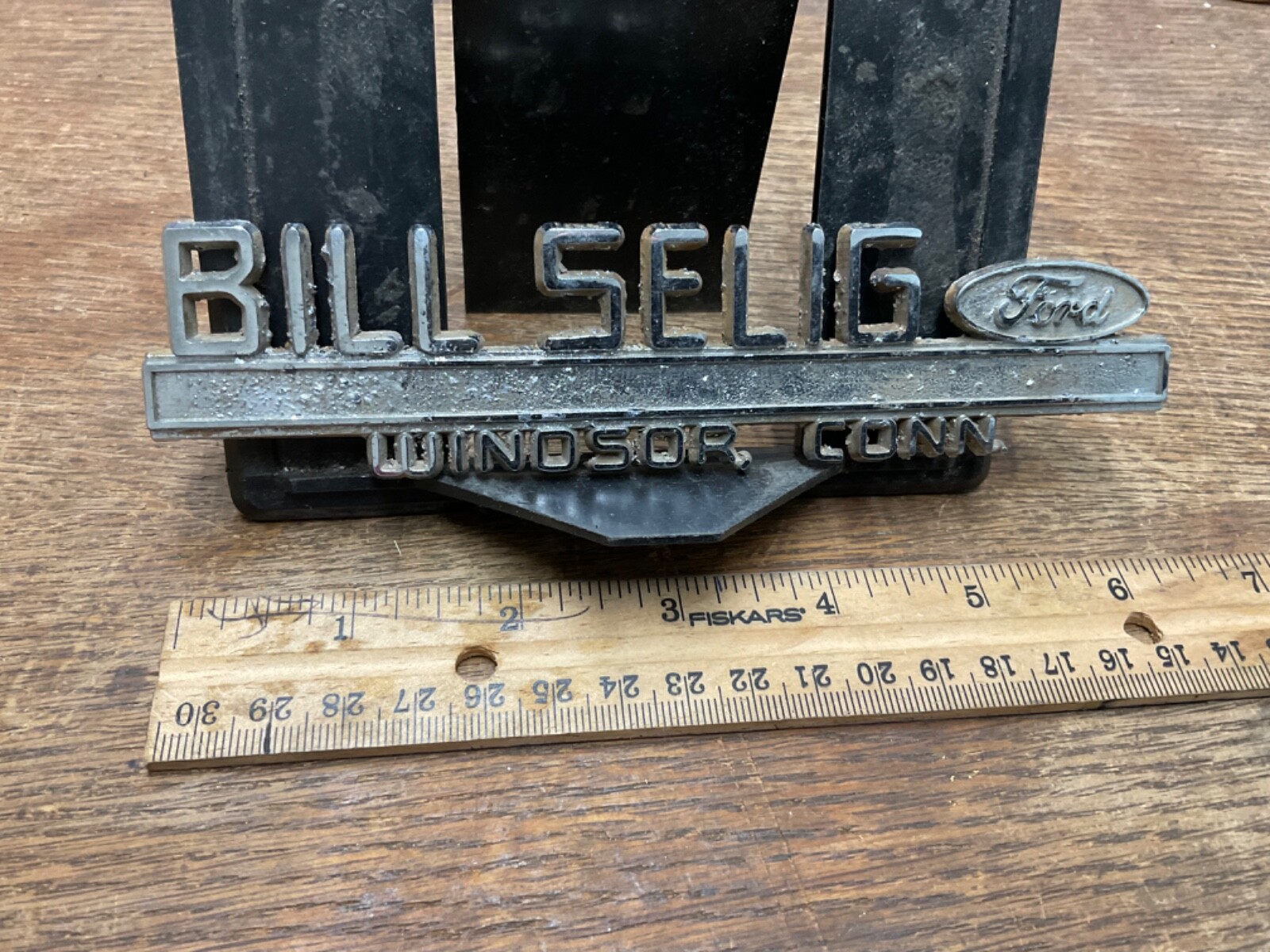 Dealership Name Badge Emblem Vintage Bill Selig Ford Windsor ...