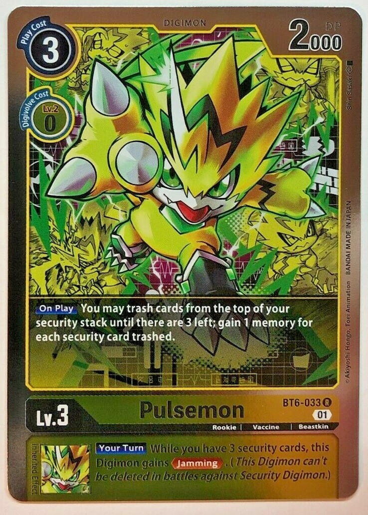 Digimon Pulsemon Double Diamond BT6-033 NM/M | eBay