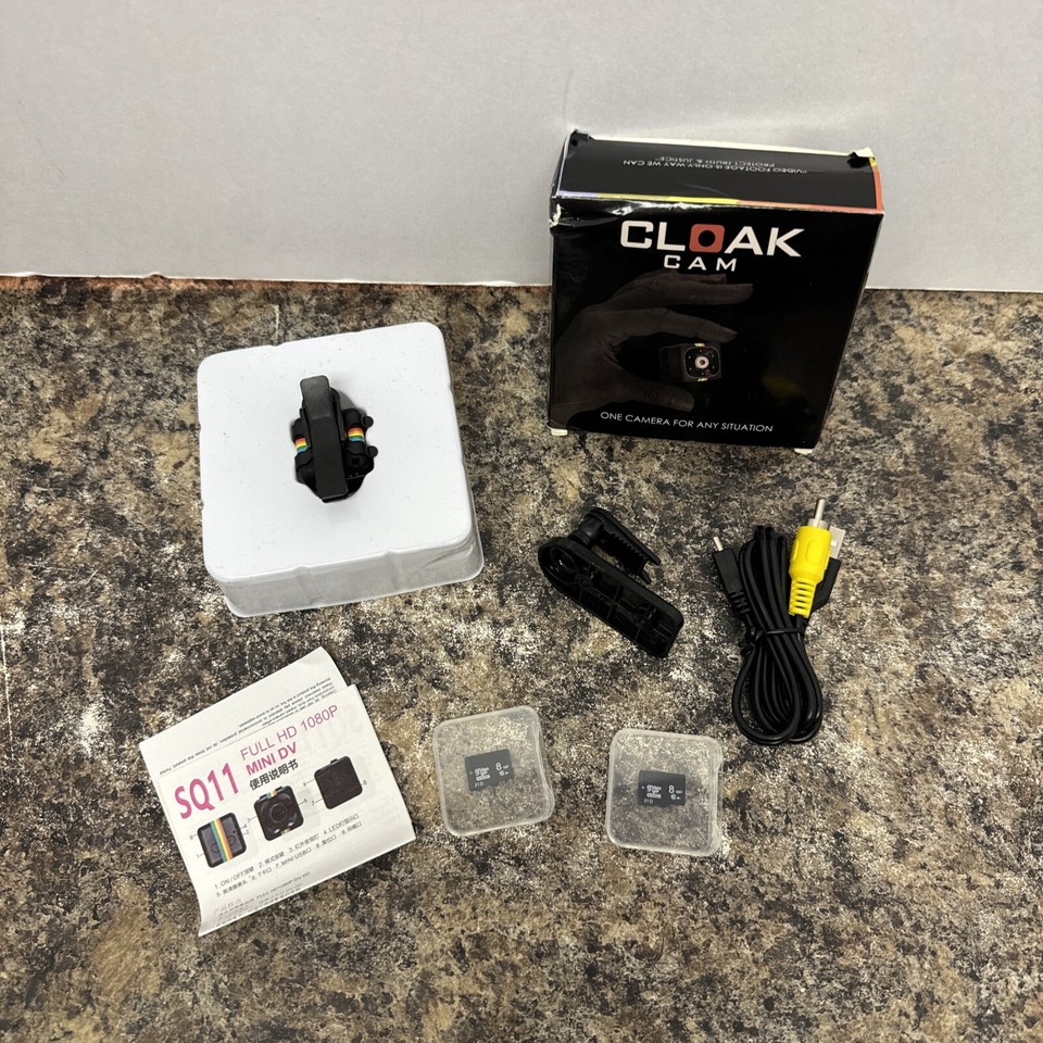 CLOAK CAM - One Camera for Any Situation - 1080P camera (Full HD ...